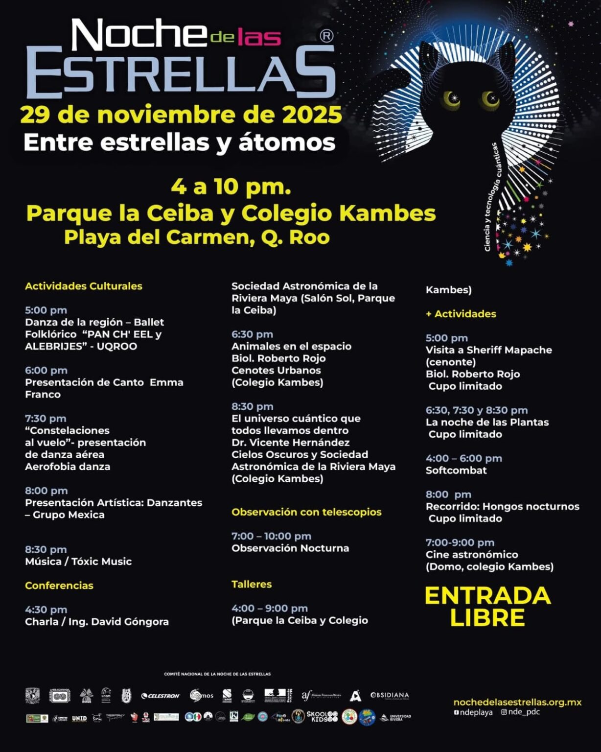 Invitan a disfrutar y conocer el cielo en planetarios en la Noche de ...